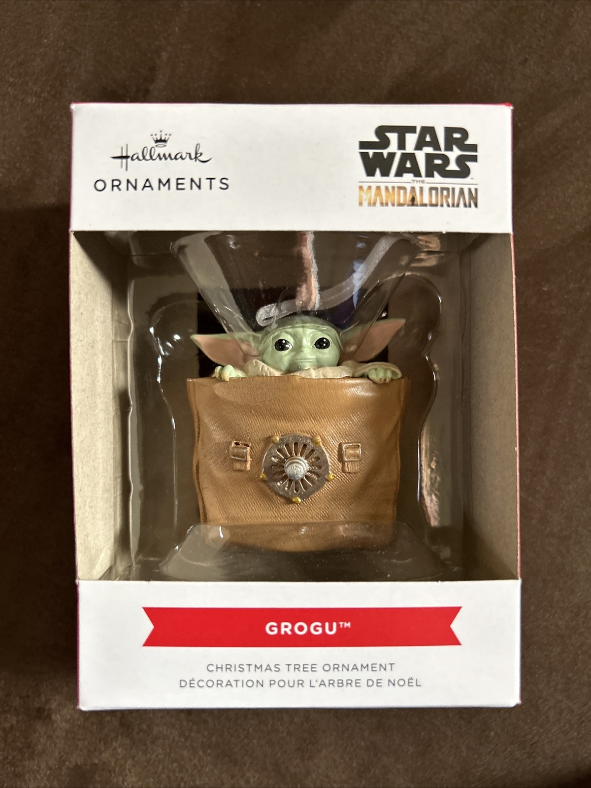 Disney Hallmark Star Wars Christmas Ornament GROGU IN BAG | eBay