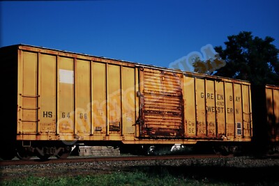 Vtg 2007 Train Slide 6466 Boxcar HS Green Bay & Western X4B189 | eBay