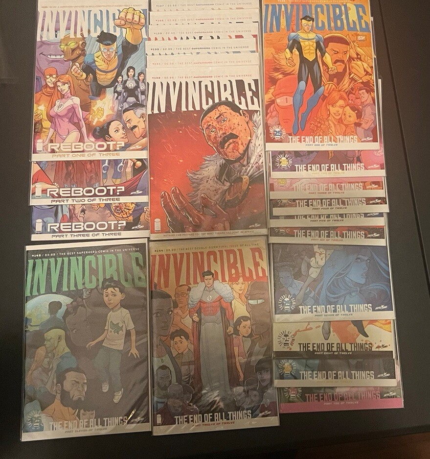 Invincible 124-144 Reboot-End Of All Things Complete Lot Set Kirkman ...