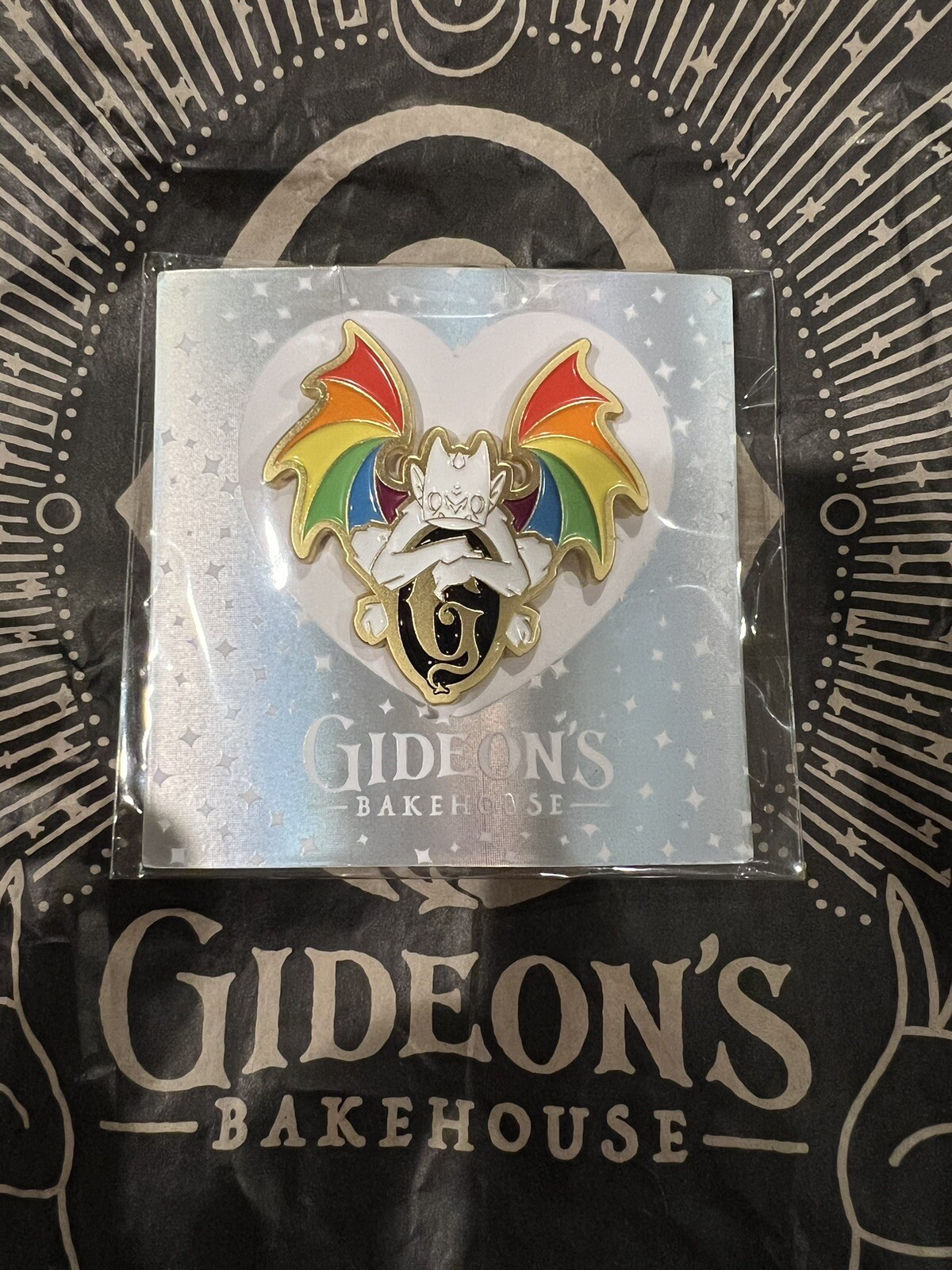 DISNEY SRINGS GIDEONS BAKEHOUSE 2022 PRIDE GARGOYLE W/ LOGO PIN ON ...