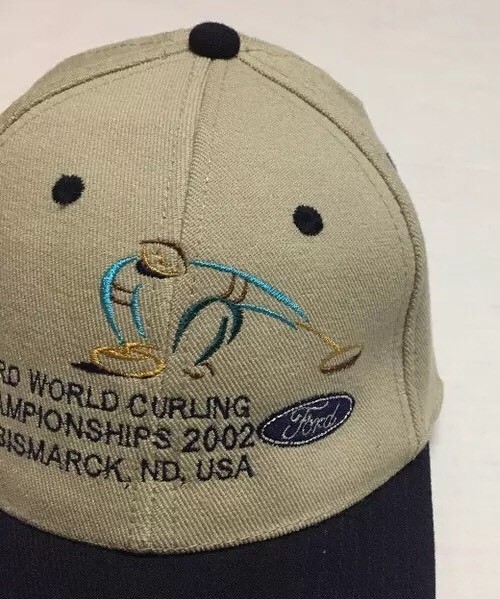 Ford World Curling Championships Hat Bismarck North Dakota Cap 2002 ND ...
