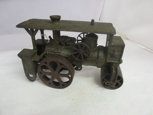 VINTAGE CAST IRON HUBER STEAM ENGINE OLD TOY G-125 | eBay