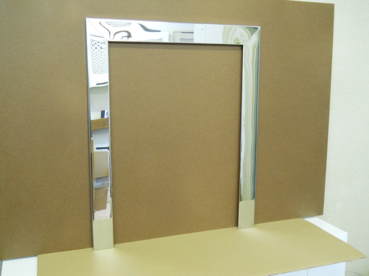 REPLACEMENT GAS FIRE POLISHED CHROME 3 PIECE MAGNETIC TRIM FRAME | eBay UK