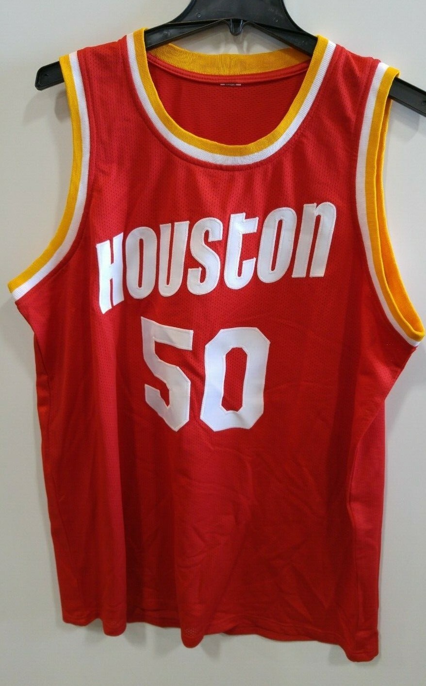Ralph Sampson Signed Houston Rockets Jersey Inscribed "HOF 12 ...
