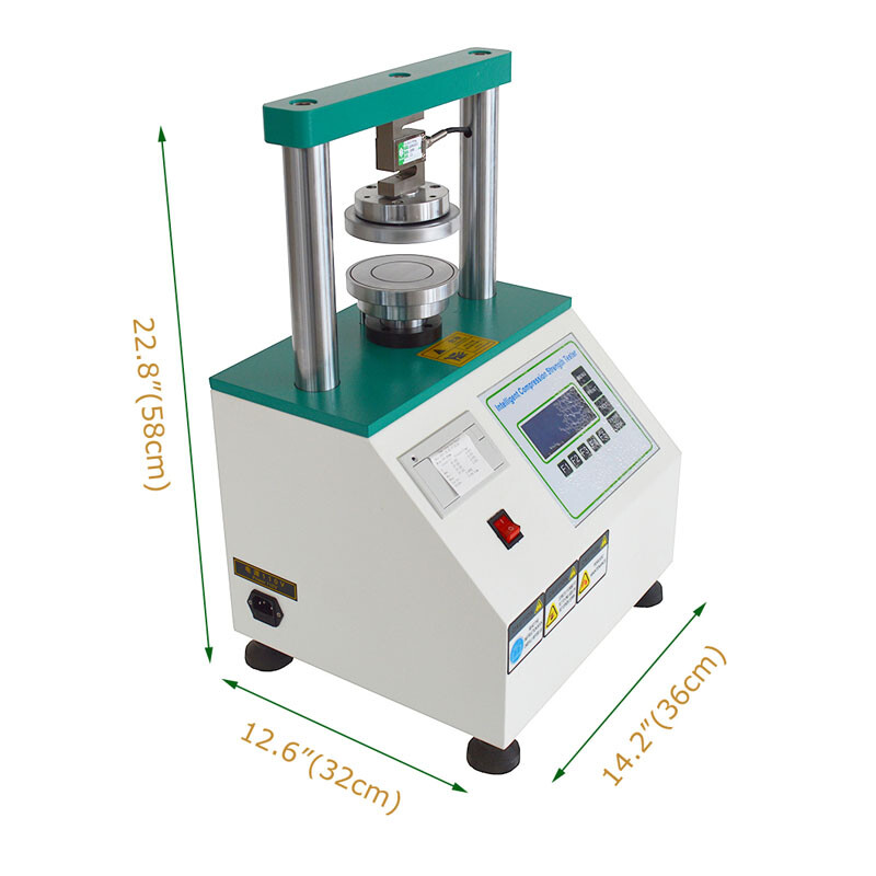 Cardboard/Paper Ring Crush Tester Compression Strength Tester Adhesive ...