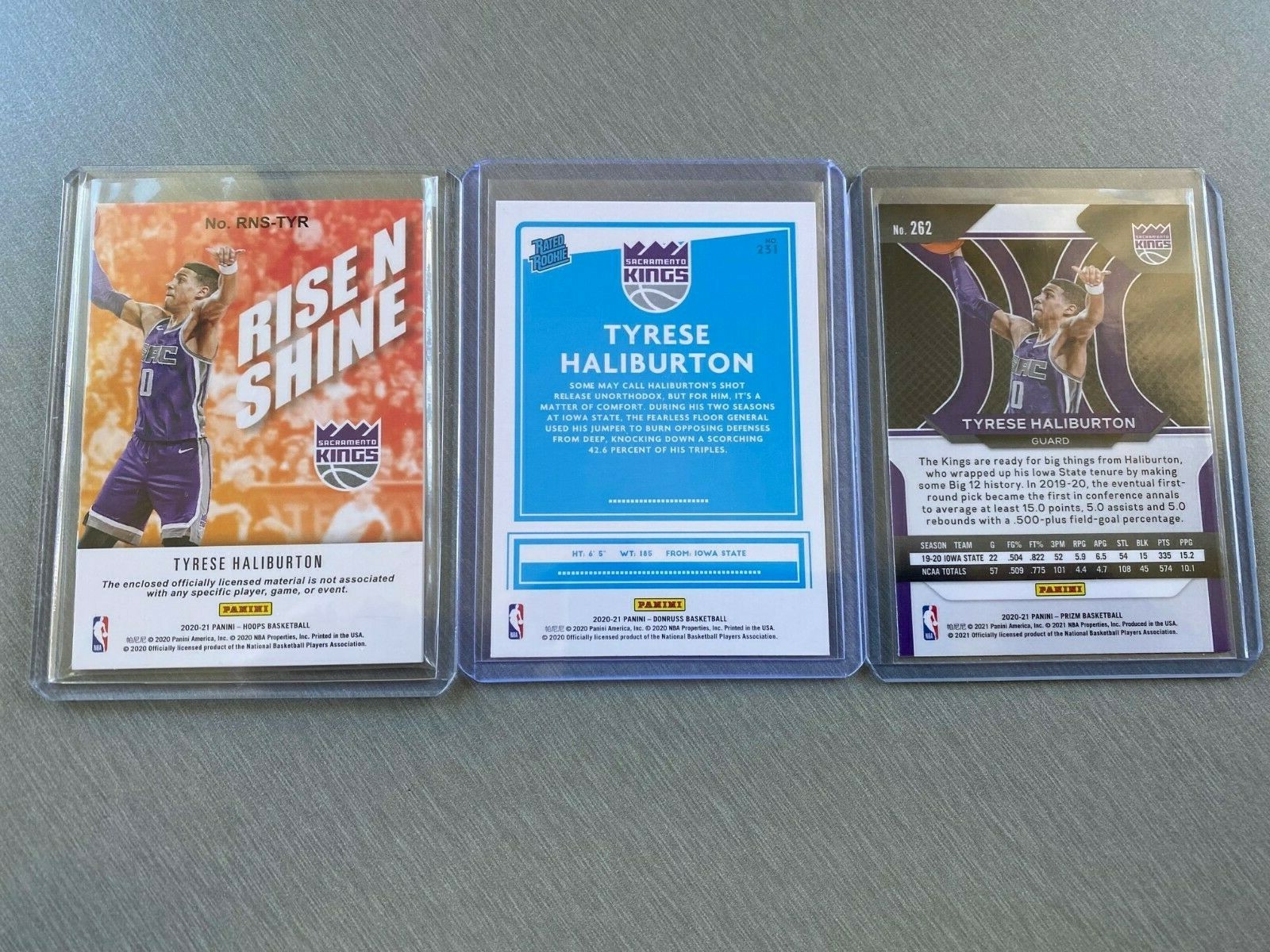 Tyrese Haliburton 2020-21 NBA Rookie Card Lot (Rare Patch) + 3 BONUS ...