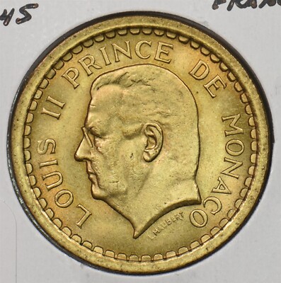 Monaco 1945 2 Francs 199653 combine shipping | eBay