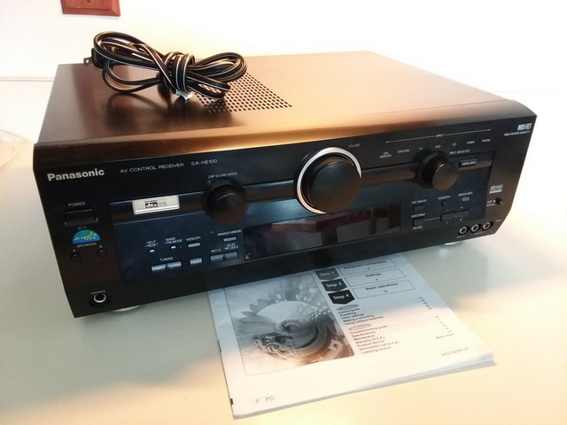 Panasonic SA HE100 6.1 Channel 600 Watt Receiver for sale online | eBay
