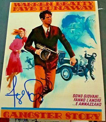 FAYE DUNAWAY MOVIE ICON SIGNED AUTOGRAPH CUSTOM ART 8X10 PHOTO PROOF ...