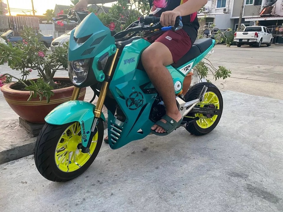 2013-2019 Honda Grom MSX125 SF 12" Front Rear Wheels Rims | Yellow ...