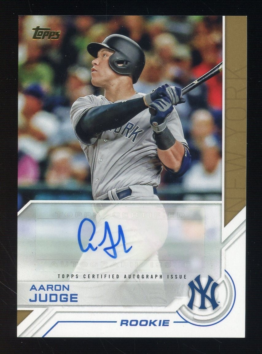 8 Great Aaron Judge Rookie Cards and 99 Most Watched Auctions