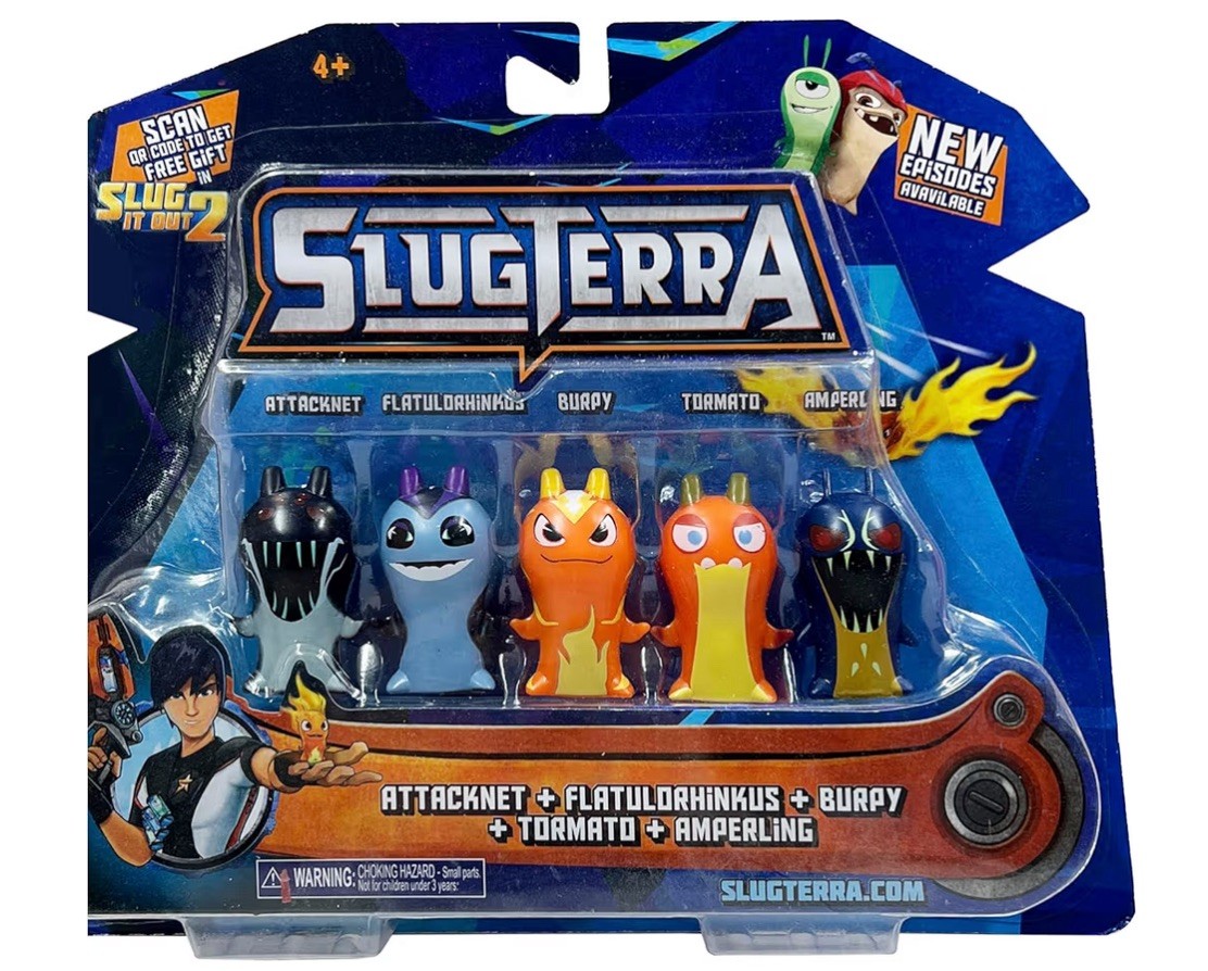 SLUGTERRA Mini Collectible 5 Figures Featured in Epic Series for kids ...
