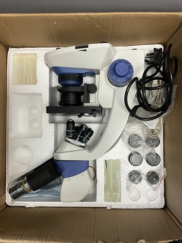 Philip Harris DMSK230 Binocular Microscope With Sample Slides And ...
