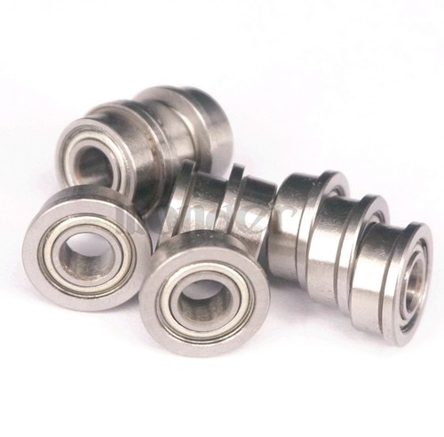 10pcs F684ZZ 4x9x4mm ABEC1 Flange Bearing Metal Shielded Deep Groove | eBay