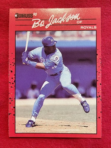 1990 Donruss Bo Jackson 61 Error Card No Dot After Inc Pristine+ Rare ...