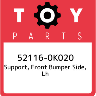 52116-0K020 Toyota Support, front bumper side, lh 521160K020, New ...