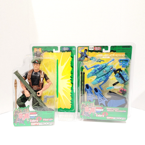 GI Joe vs Cobra Flint Spy Troops Underwater Attack Mission 12" Figure ...