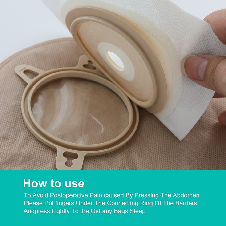 Two-Piece Colostomy Bags,Ostomy Supplies for Stoma Care,25pcs Bags+ ...