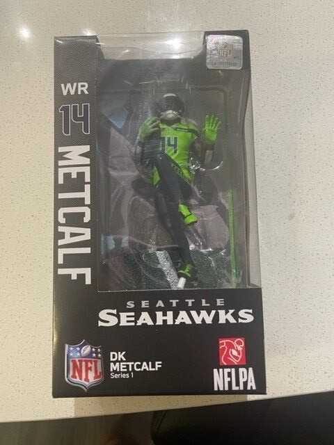 Imports Dragon NFL Seattle Seahawks Football DK Metcalf 6" Action ...