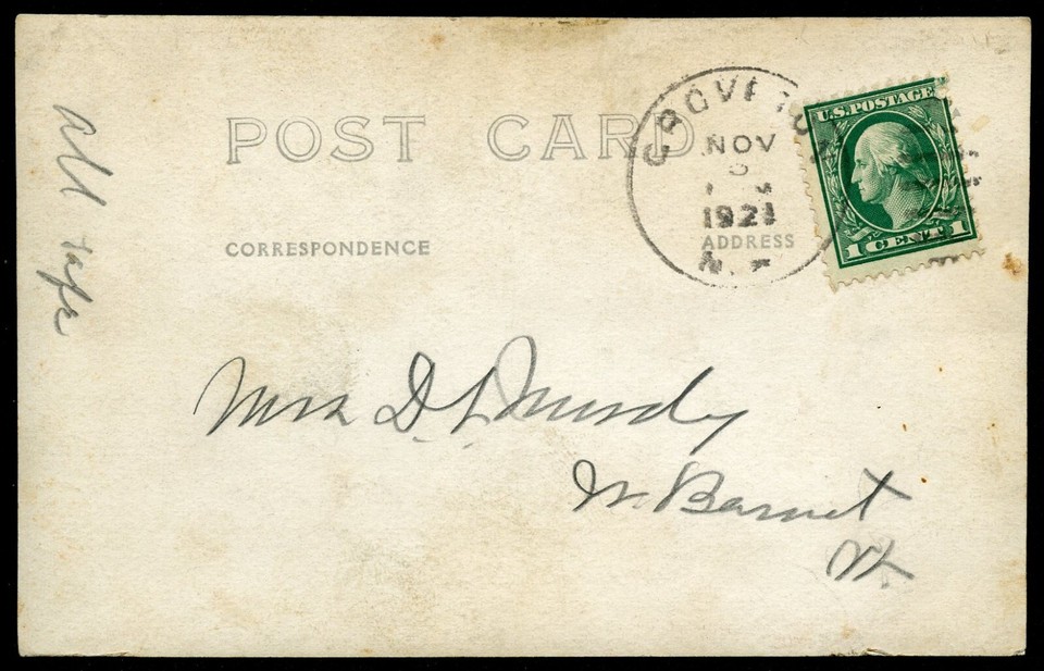 GROVETON NEW HAMPSHIRE - NH - MAIN STREET - 1921 RPPC RP Photo Postcard ...