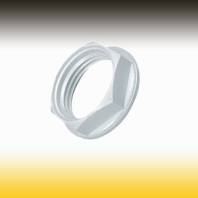 20mm Locknut white nylon pack qty 100 | eBay UK