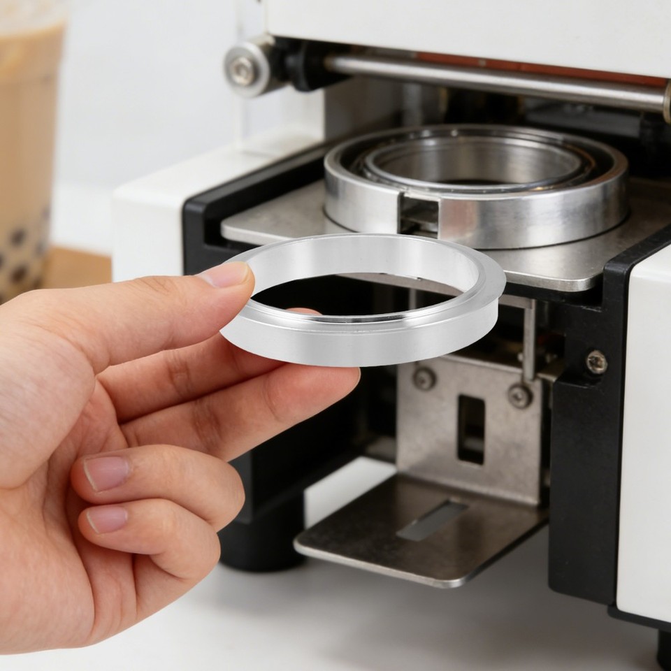 Manual Milk Tea Sealing Machine Automatic Cup Sealer Aluminum Rings ...