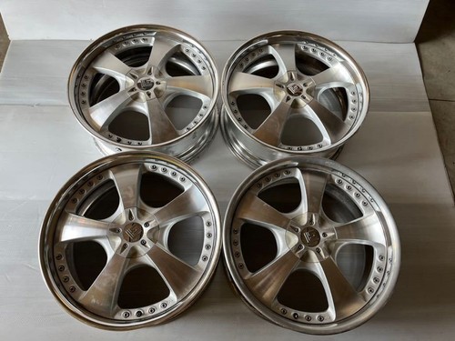 Work Ls105 19 Inch 8J 45 5H Pcd114.3 Silver Wheels 4 Pieces, Made In ...