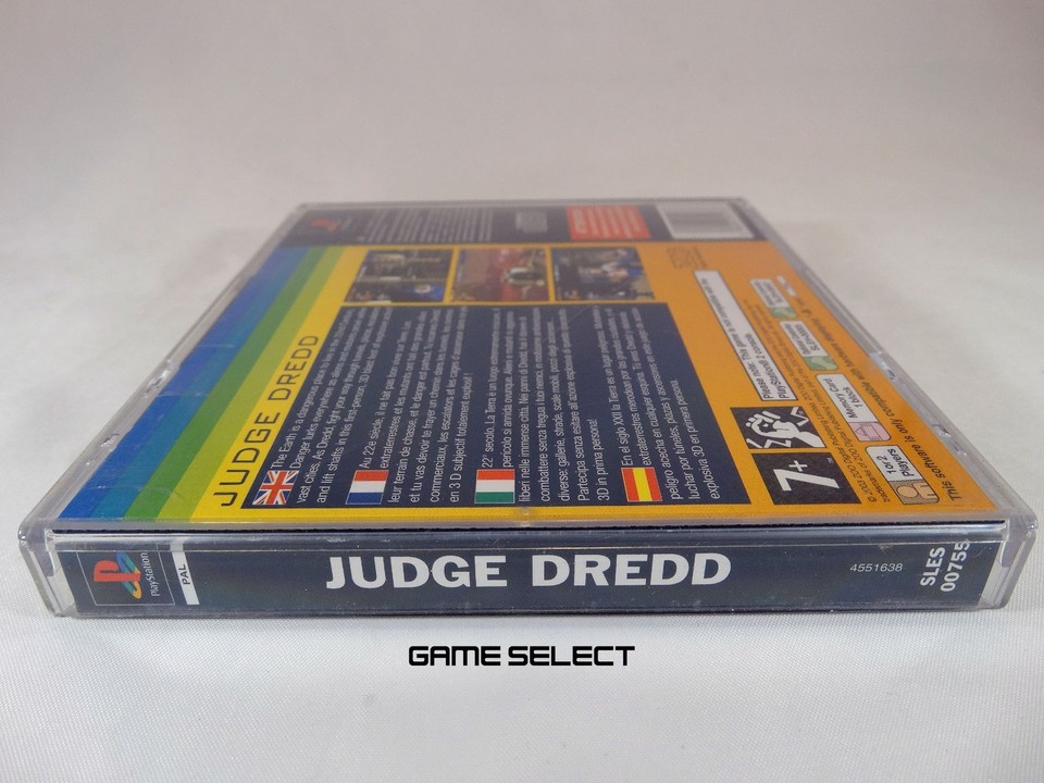 Judge Dredd sony playstation 1 2 3 one PS1 PS2 PS3 Pal Eur ...