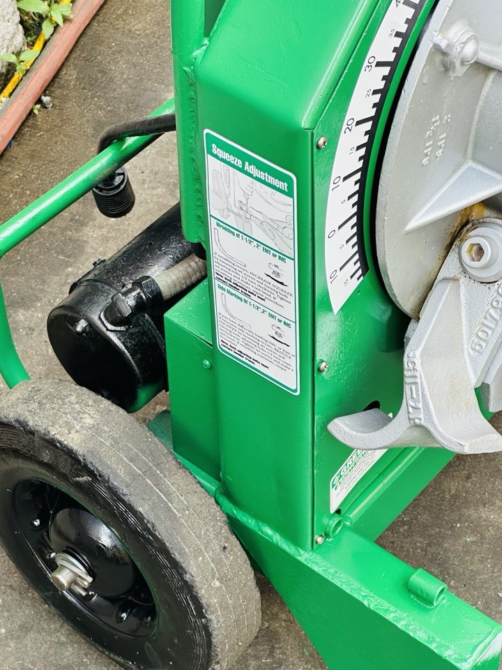 Greenlee 555 1/2-2" Conduit Pipe Bender Brand New Board + 1-Year ...