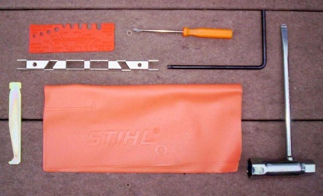 Genuine OEM STIHL chainsaw maint. & tune-up / tool kit tools kits pouch ...