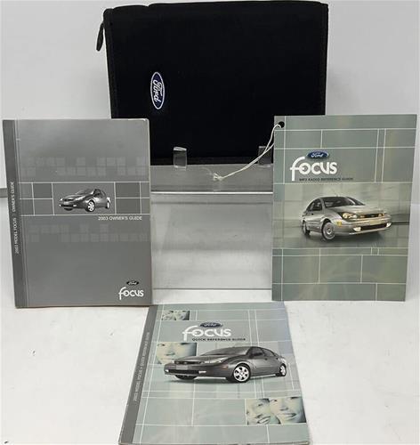 2003 Ford Focus Owner Manual with case and pamphlets User Instruction ...