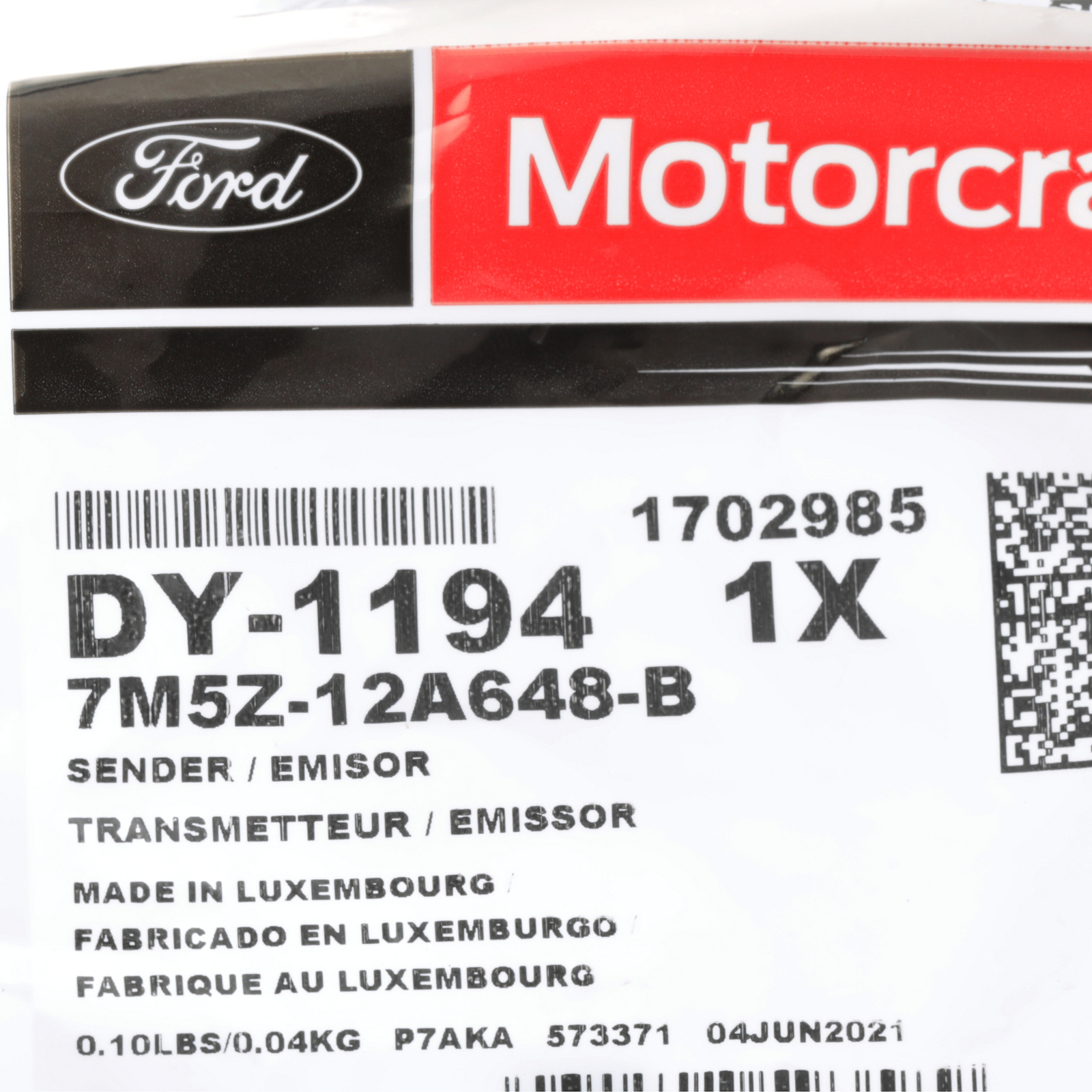 NEW OEM Ford 13-21 EcoSport Transit-150 Engine Coolant Temp Sensor 7M5Z ...