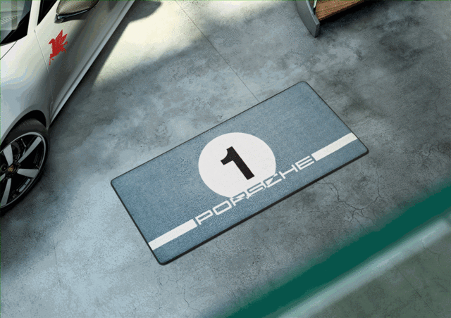 Genuine Porsche Garage Mat - Heritage Design 9Y0-044-070 | eBay
