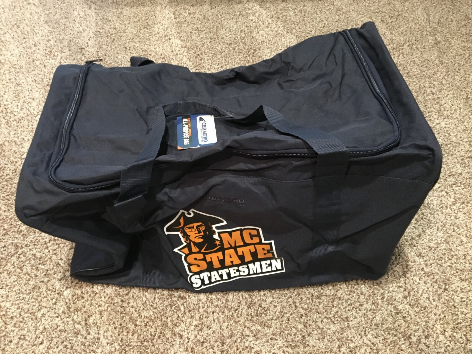 MC State Statesmen 22 Jump Street Football CHAMPRO Sports Bag Movie ...