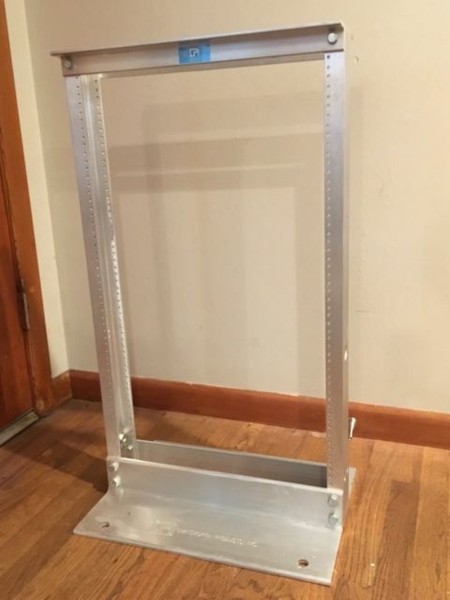 CPI 2 Post 17u Open Frame Data Network Server Rack 19" X 36" Tall ...