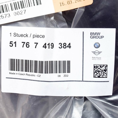 NEW BMW 3 G20 GASKET HOOD RIGHT SIDE 51767419384 7419384 2019 19-19 ...