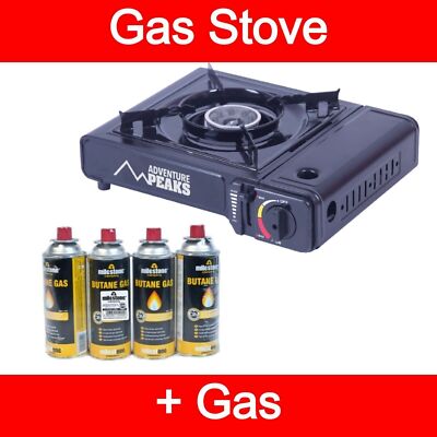 Camping Portable Gas Stove Fishing Caravan Cooking Picnic Butane Gas ...