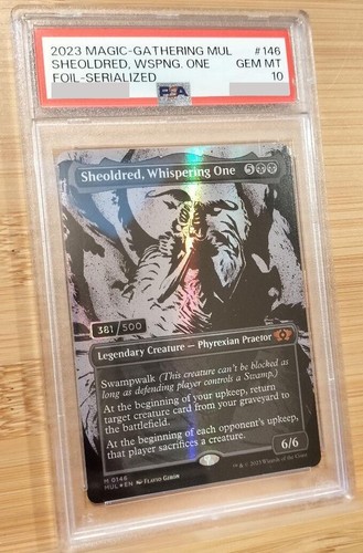 PSA10 2023 Magic The Gathering MTG Sheoldred Whispering Foil Serialized ...