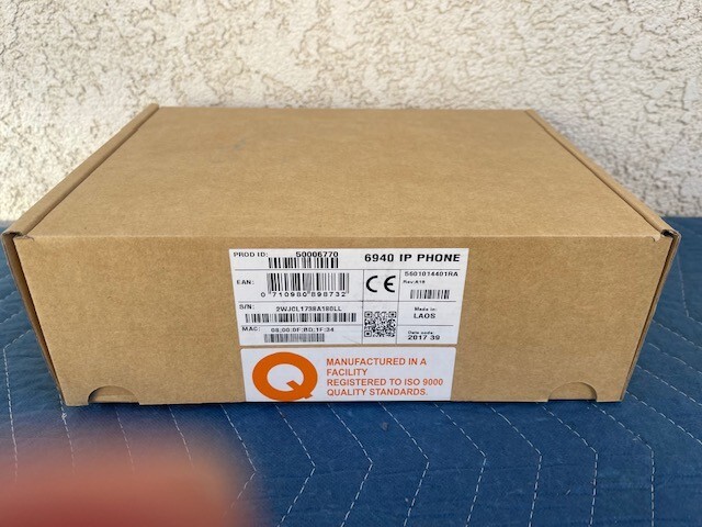 Mitel 6940 Gigabit Wi-Fi IP Phone with Cordless Handset - Black ...