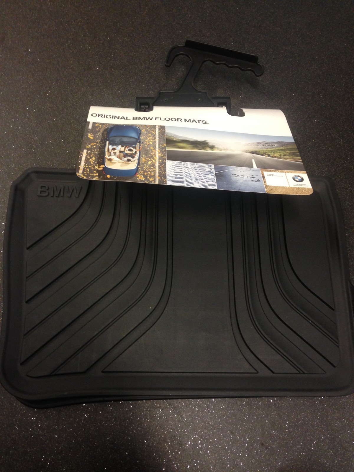 BMW 3 SERIES REAR RUBBER MATS ALL WEATHER MATS F30 F31 F34 51472219802 ...