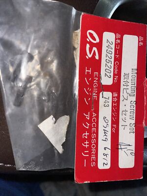 OS 743 40-45 FSR + ROYAL 40-45 SILENCER SCREW SET NIP | eBay