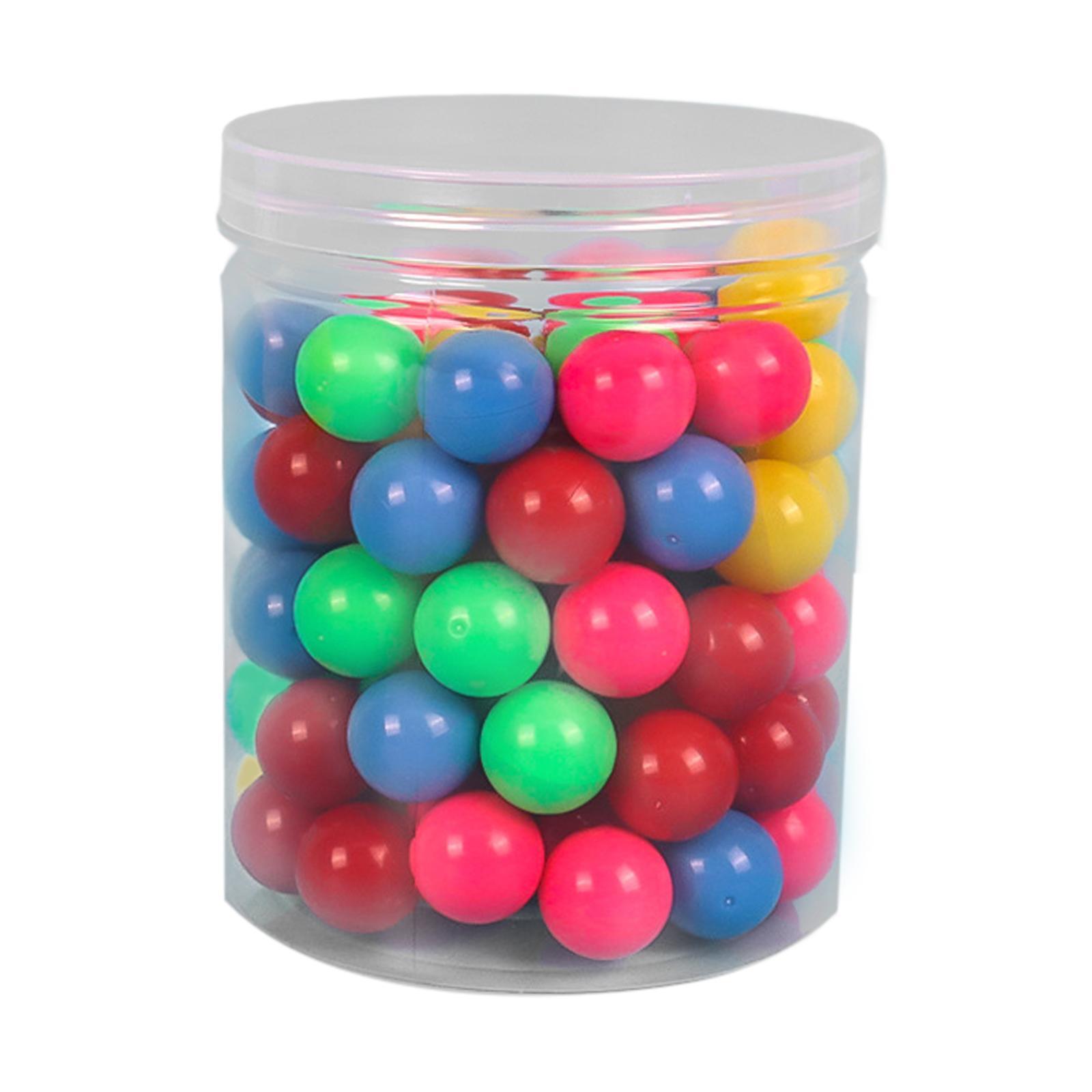 100 Pieces Colorful Math Learn Balls Colored Ball for Kids Preschool ...