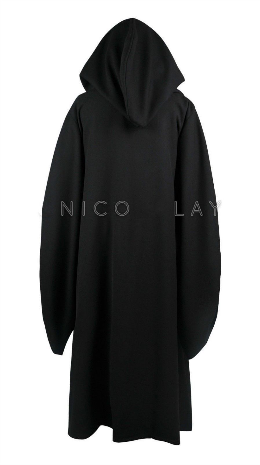 Star Wars Emperor Palpatine Darth Sidious Robe Cosplay Costume Black ...