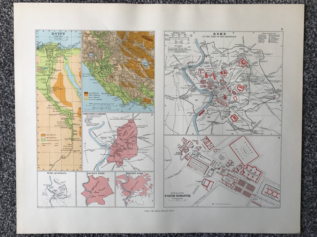 Map Of Egypt And Rome