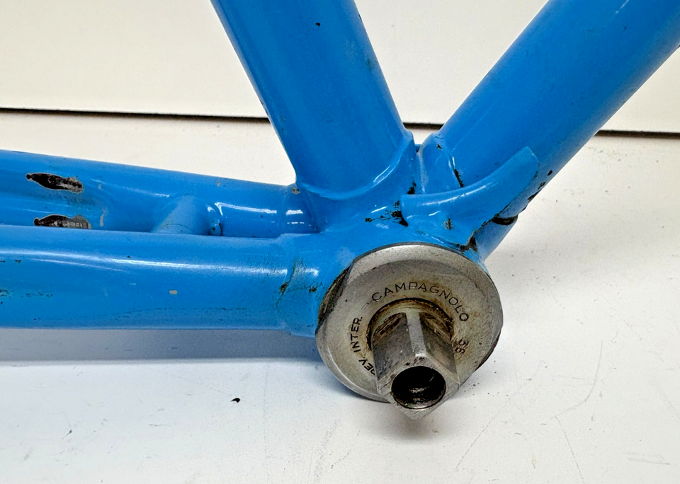 Vintage Marastoni 59cm Lugged Steel Road Bike Frame Campagnolo BB ...