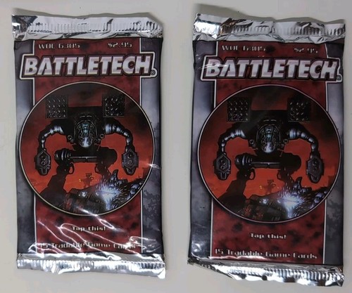 2 - BATTLETECH UNLIMITED Packs 15 Tradable Game Cards CCG WOC Factory ...