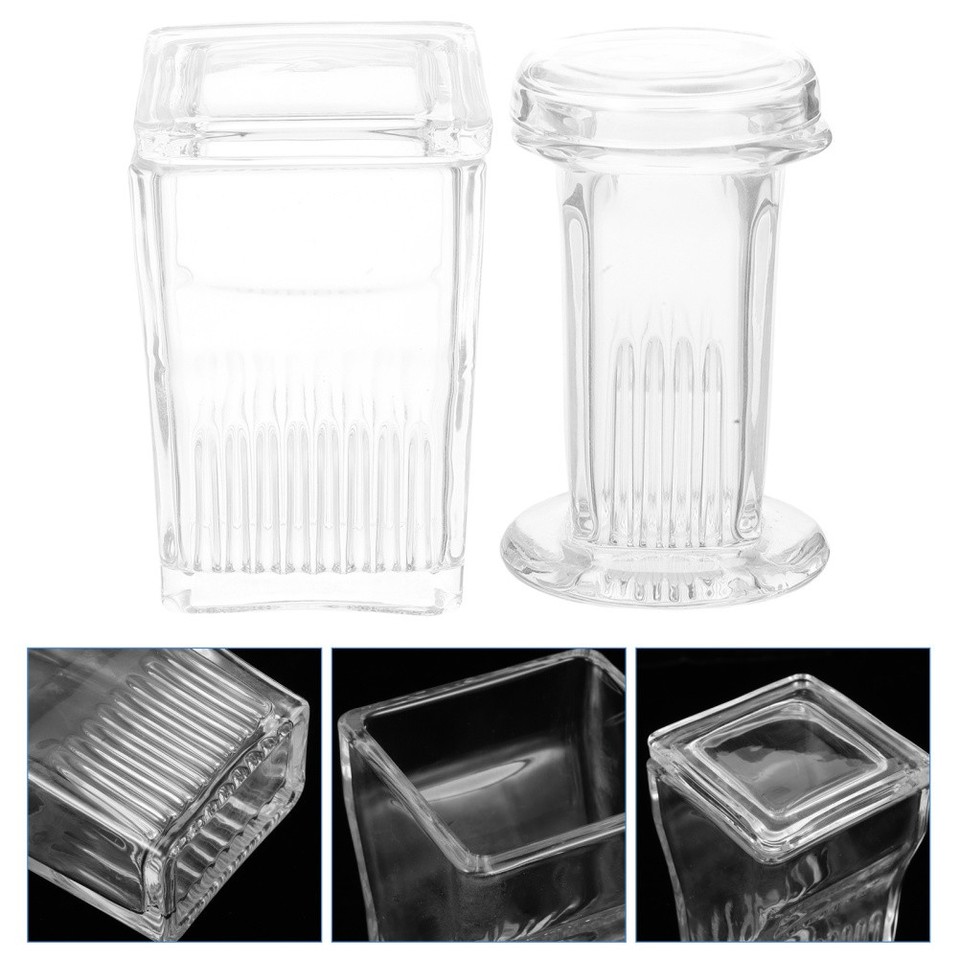 2 Pcs Lab Staining Jar Laboratory Glassware Slide Canister Holder | eBay UK