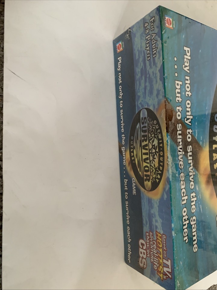 2000 Mattel Survivor Outwit Outplay Outlast Game Board Game NEW FACTORY ...