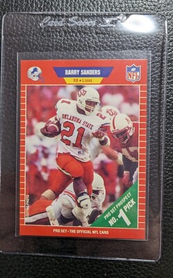 1989 PRO SET #494 BARRY SANDERS ROOKIE CARD RC DETROIT LIONS HOF | eBay
