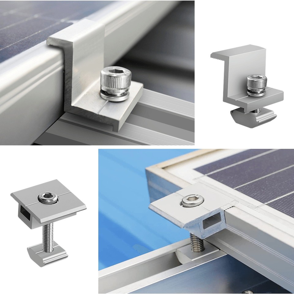 2PCS Solar Panels Roof Adjustable Solar Panel Mounting Brackets Kit ...